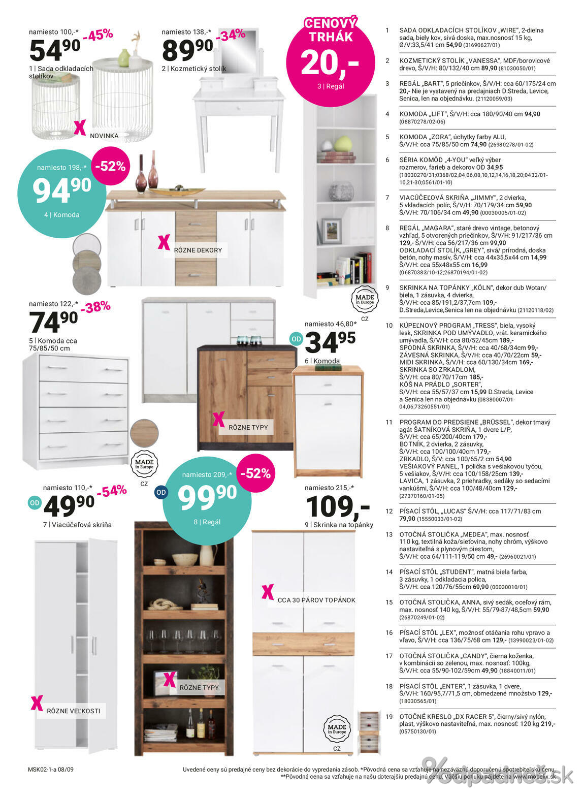 Mobelix leták platný do 2.5.2021 | Letákovo.sk