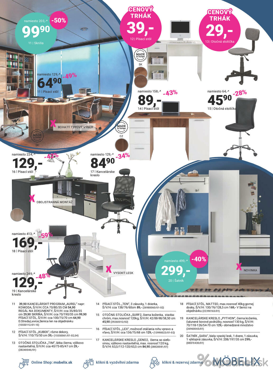 Mobelix leták platný do 18.4.2021 | Letákovo.sk