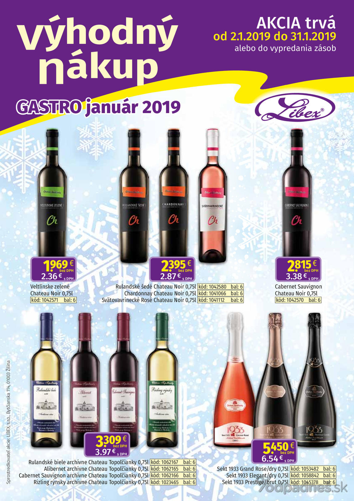 Libex leták platný do 31.1.2019 | Letákovo.sk