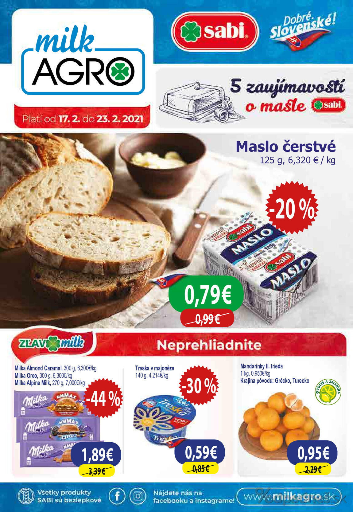 Milk agro leták platný do 23.2.2021 | Letákovo.sk